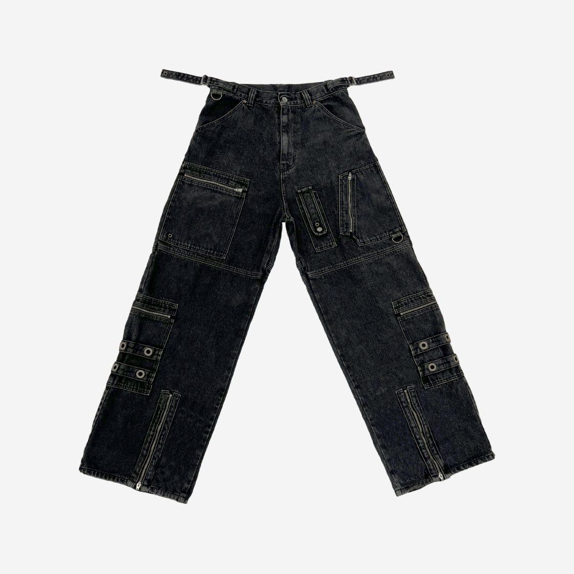 프로젝트 G/R 플라이트 데님 팬츠 블랙 | PROJECT G/R | KREAM