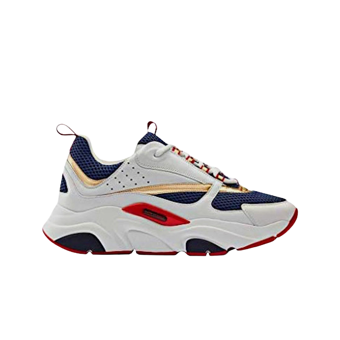 디올 B22 테크니컬 니트 스니커즈 화이트 블루 | Dior | KREAM