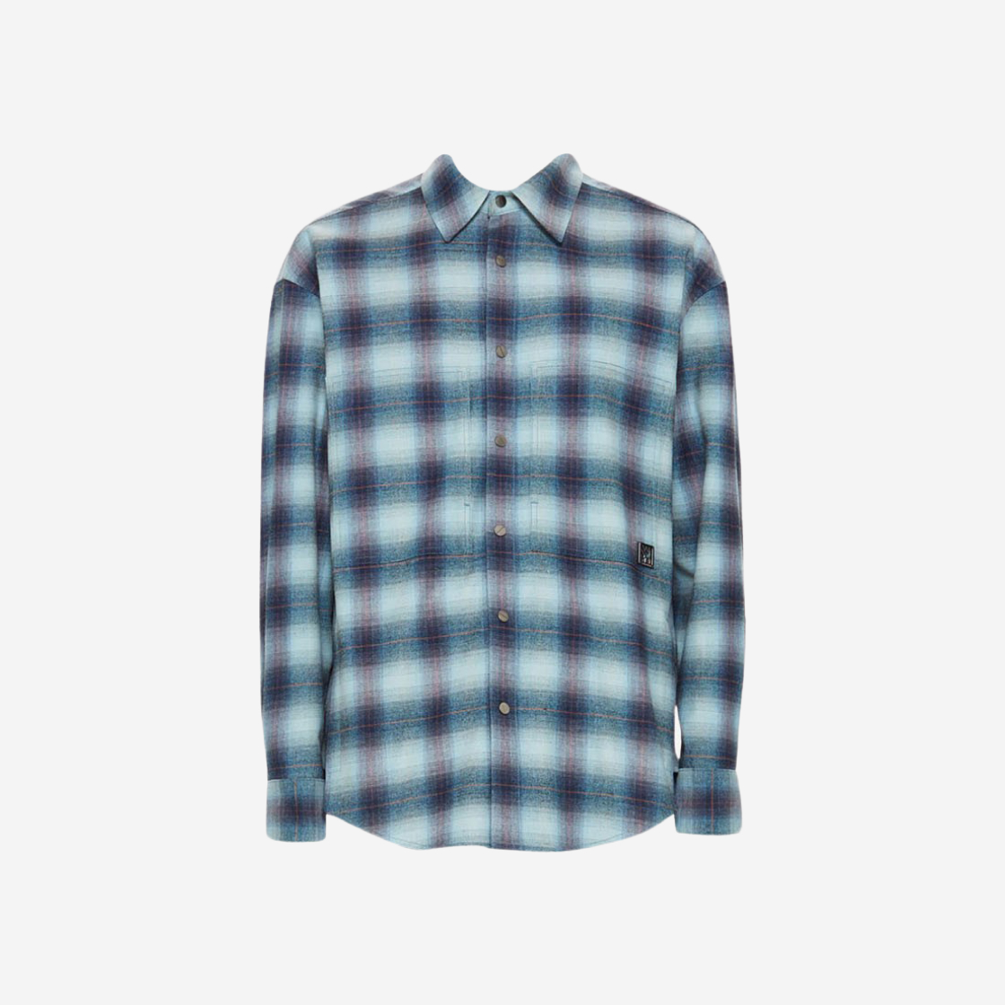 우영미 체크 셔츠 블루 - 22FW | Wooyoungmi | KREAM