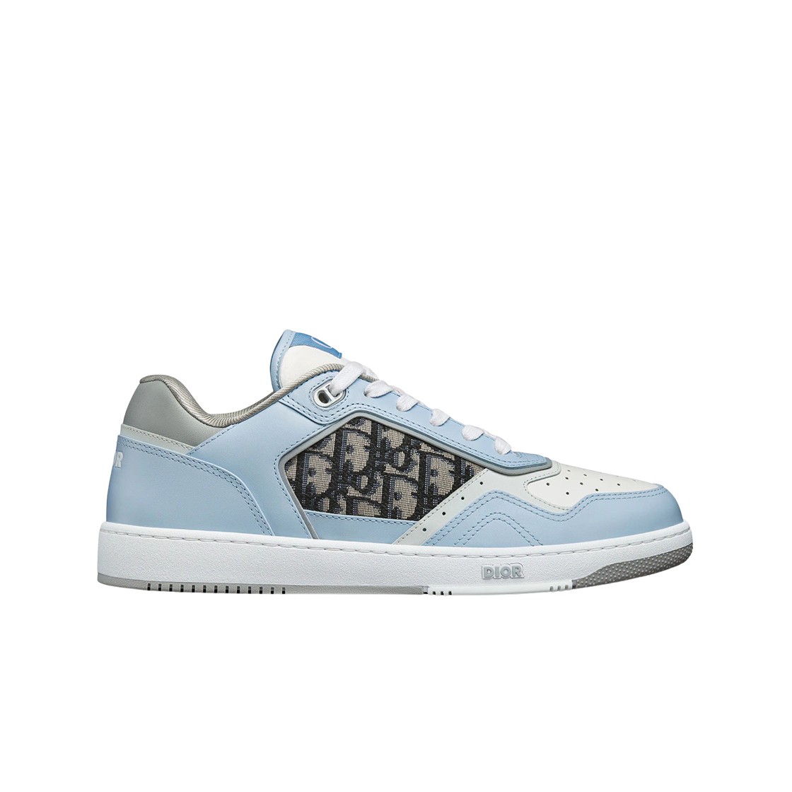 디올 B27 로우탑 스니커즈 라이트 블루 화이트 | Dior | KREAM