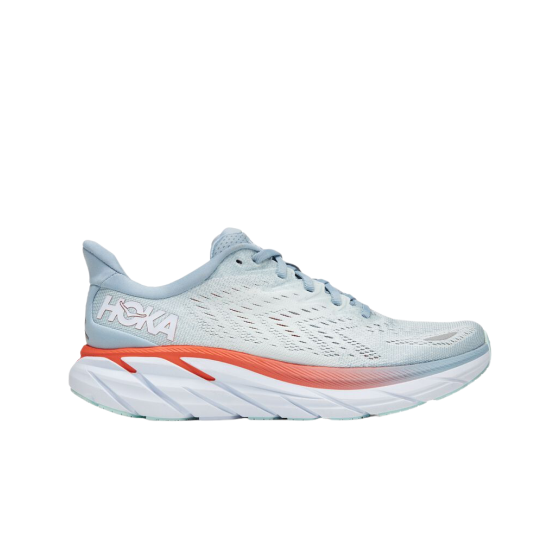 (W) 호카 클리프톤 8 블루 포그 플레인 에어 - 와이드 | Hoka | KREAM