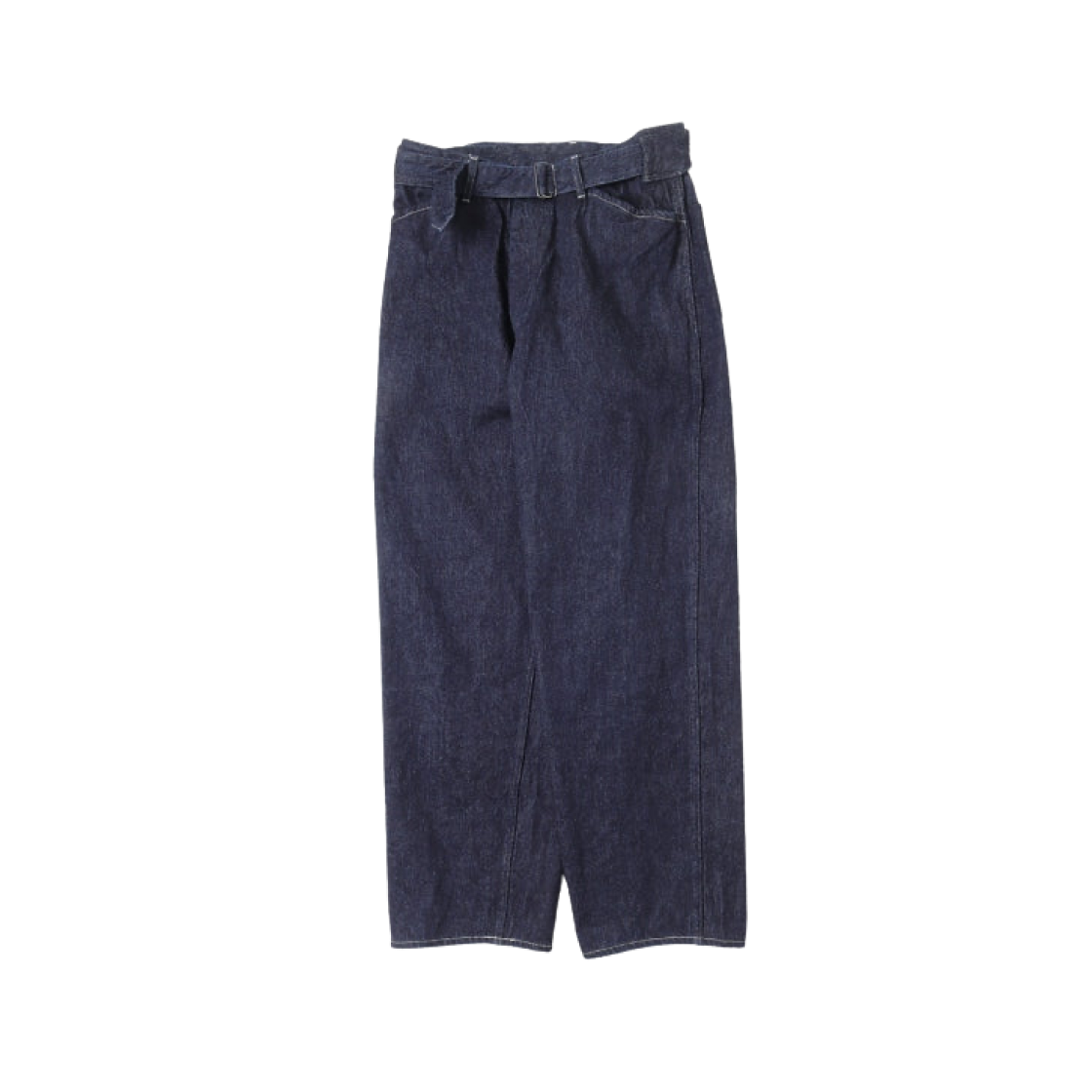 코모리 벨티드 데님 팬츠 네이비 23SS | Comoli | KREAM