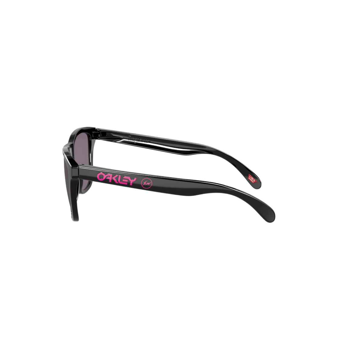 오클리 x 프라그먼트 프로그스킨 핑크 폴리쉬드 블랙 프레임 프리즘 그레이 렌즈 로우 브릿지 핏 | Oakley | KREAM