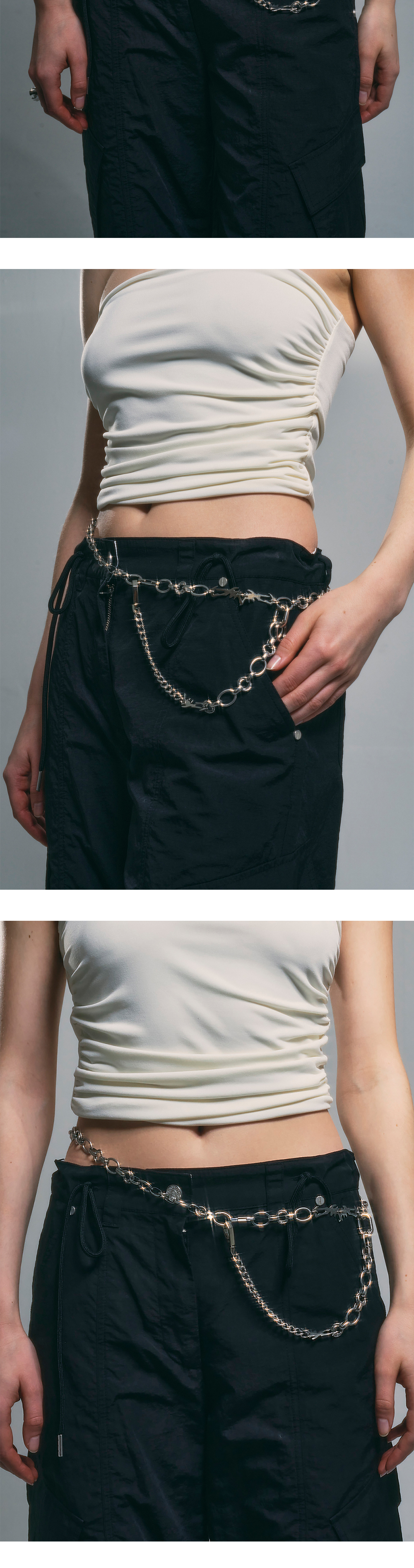 센티멍 넘버 339 체인 벨트 실버 | SENTIMENTS | KREAM