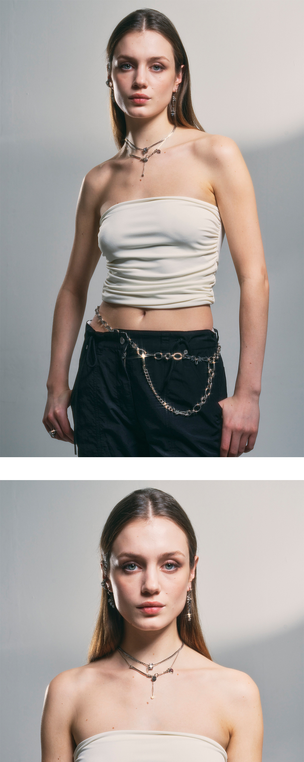 센티멍 넘버 334 스네이크 볼 네클리스 실버 | SENTIMENTS | KREAM