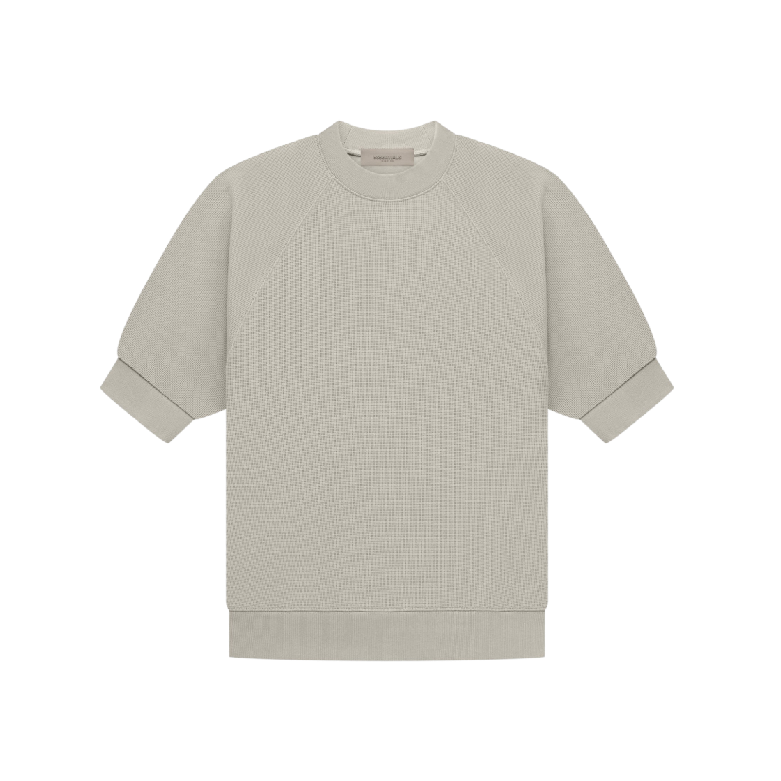 에센셜 숏슬리브 와플 스웨트셔츠 실 - 23SS | Essentials | KREAM