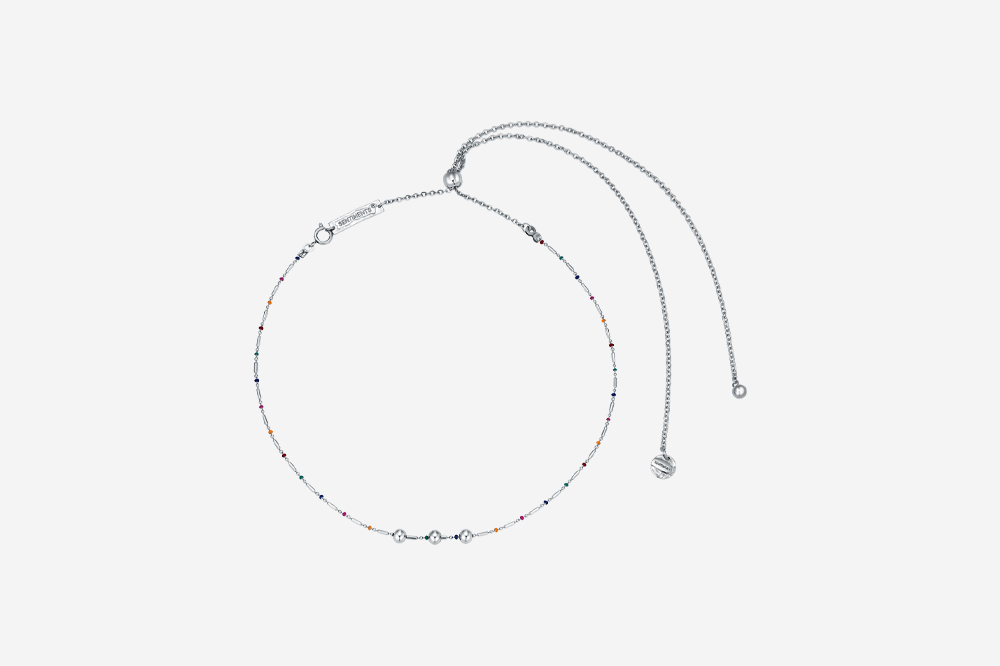 센티멍 넘버 338 파티 컬러드 네클리스 실버 | SENTIMENTS | KREAM