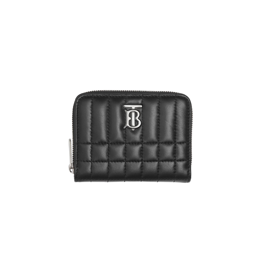 버버리 퀼티드 레더 롤라 지퍼 지갑 블랙 Burberry Kream