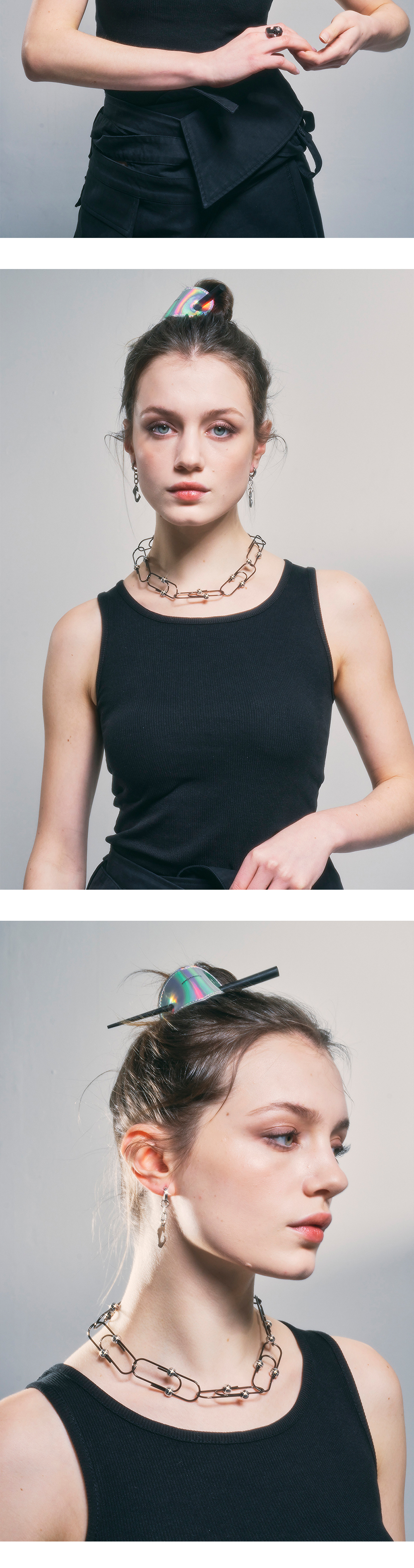 센티멍 넘버 358 네클리스 블랙 | SENTIMENTS | KREAM