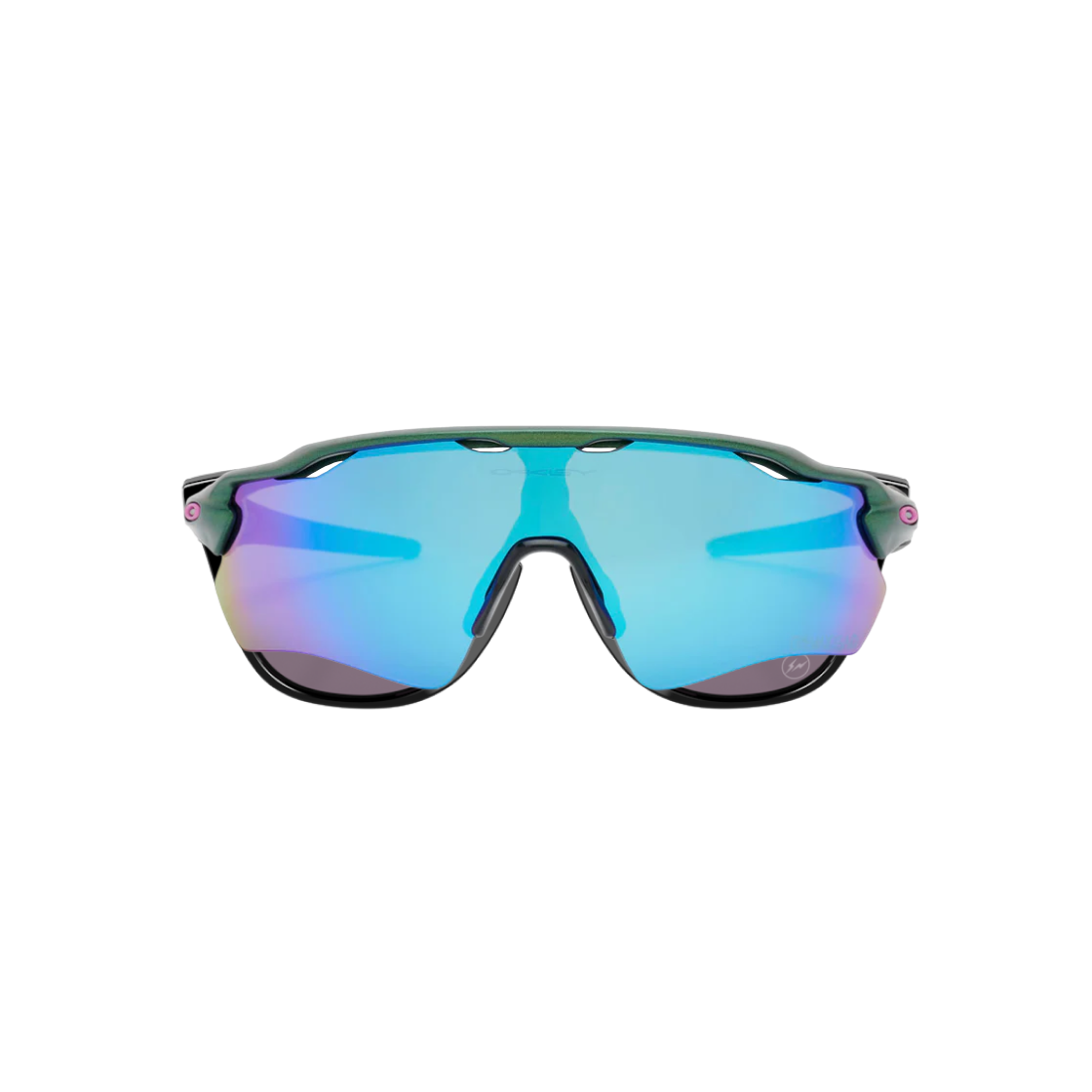 오클리 x 브레인 데드 레이더 EV 패스 그린 프레임 프리즘 사파이어 렌즈 유니버셜 핏 | Oakley | KREAM