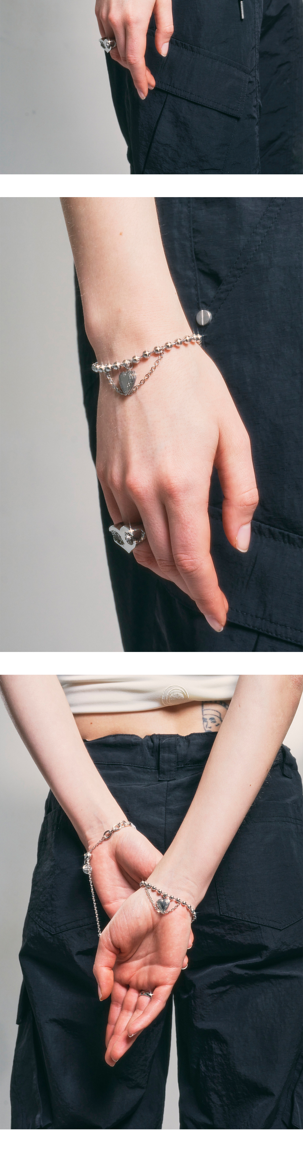 센티멍 넘버 357 브레이슬렛 실버 | SENTIMENTS | KREAM