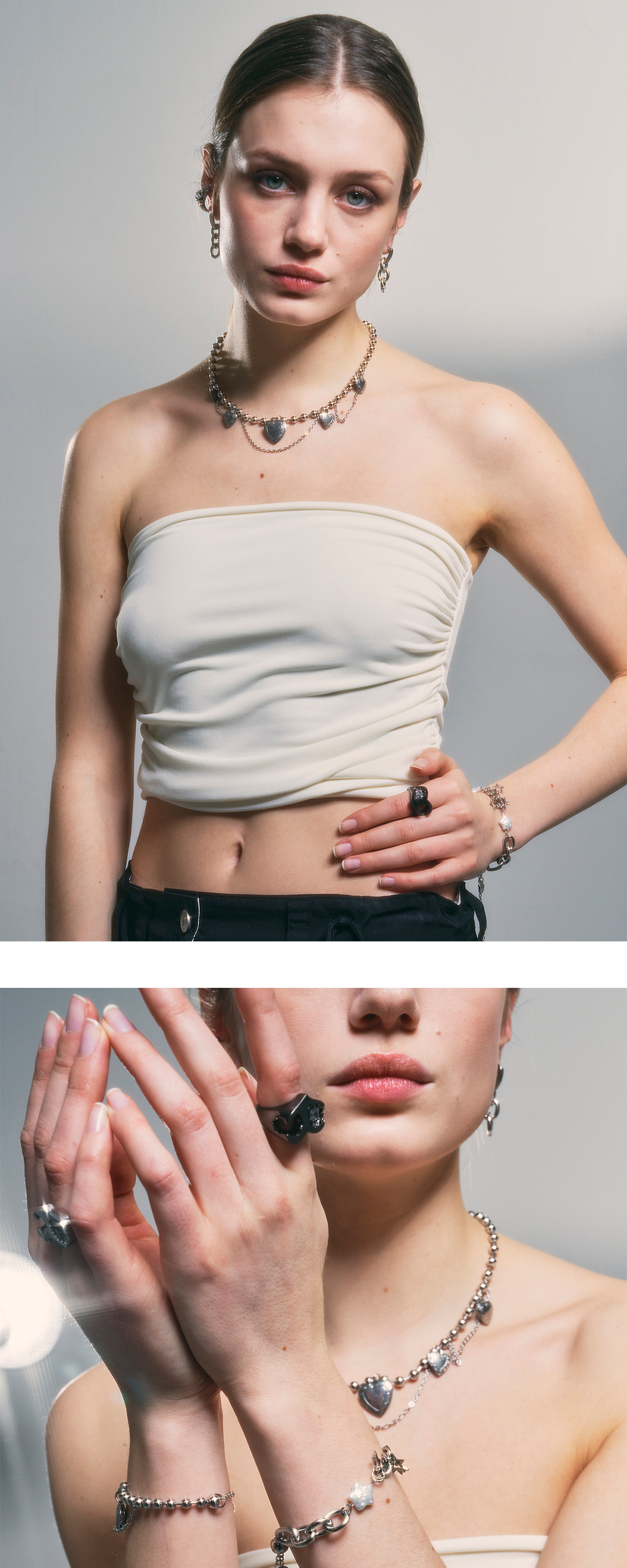 센티멍 넘버 360 브레이슬렛 실버 | SENTIMENTS | KREAM