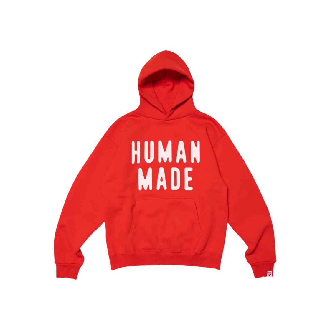 휴먼 메이드 스웨트 후드 #2 레드 | Human Made | KREAM
