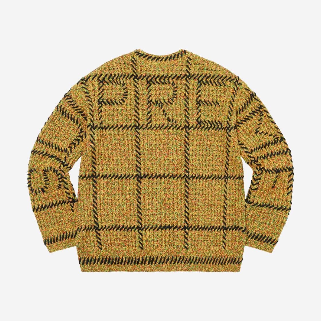 슈프림 퀼트 스티치 스웨터 옐로우 - 23SS | Supreme | KREAM