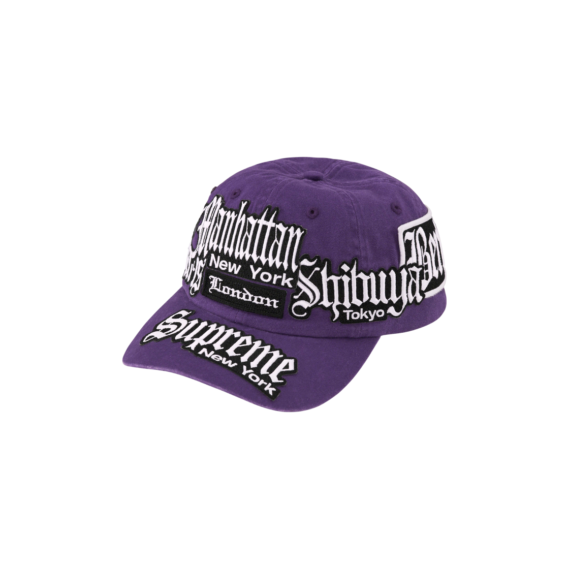 슈프림 시티 패치 6-패널 퍼플 - 23SS | Supreme | KREAM