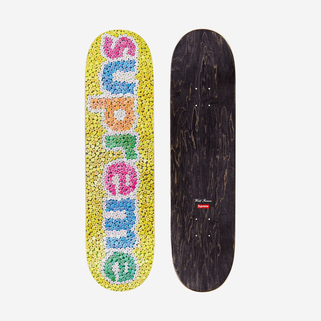 슈프림 캔디 하트 스케이트보드 옐로우 - 23SS | Supreme | KREAM