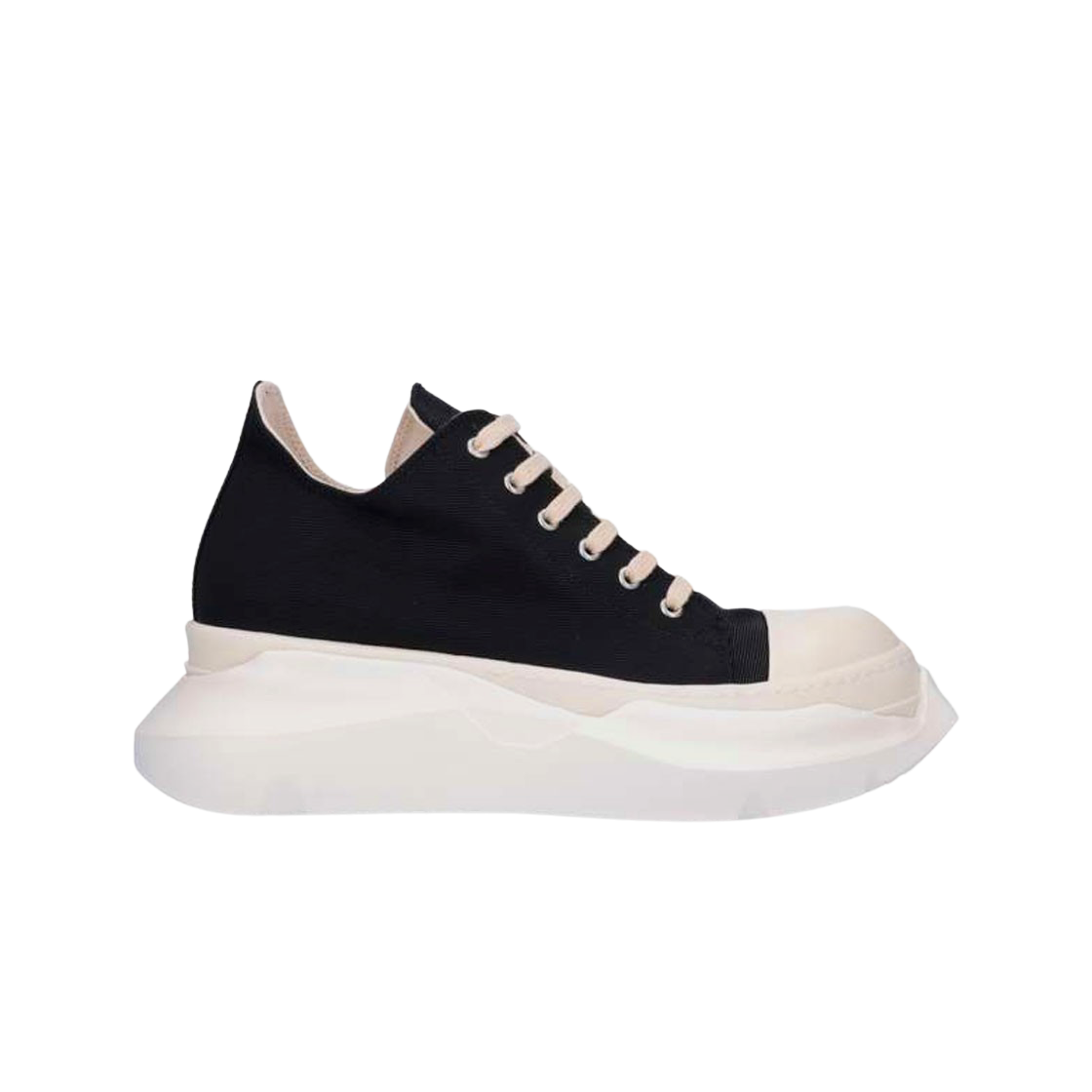 릭 오웬스 다크쉐도우 로우 앱스트랙트 스니커즈 블랙 밀크 | Rick Owens | KREAM