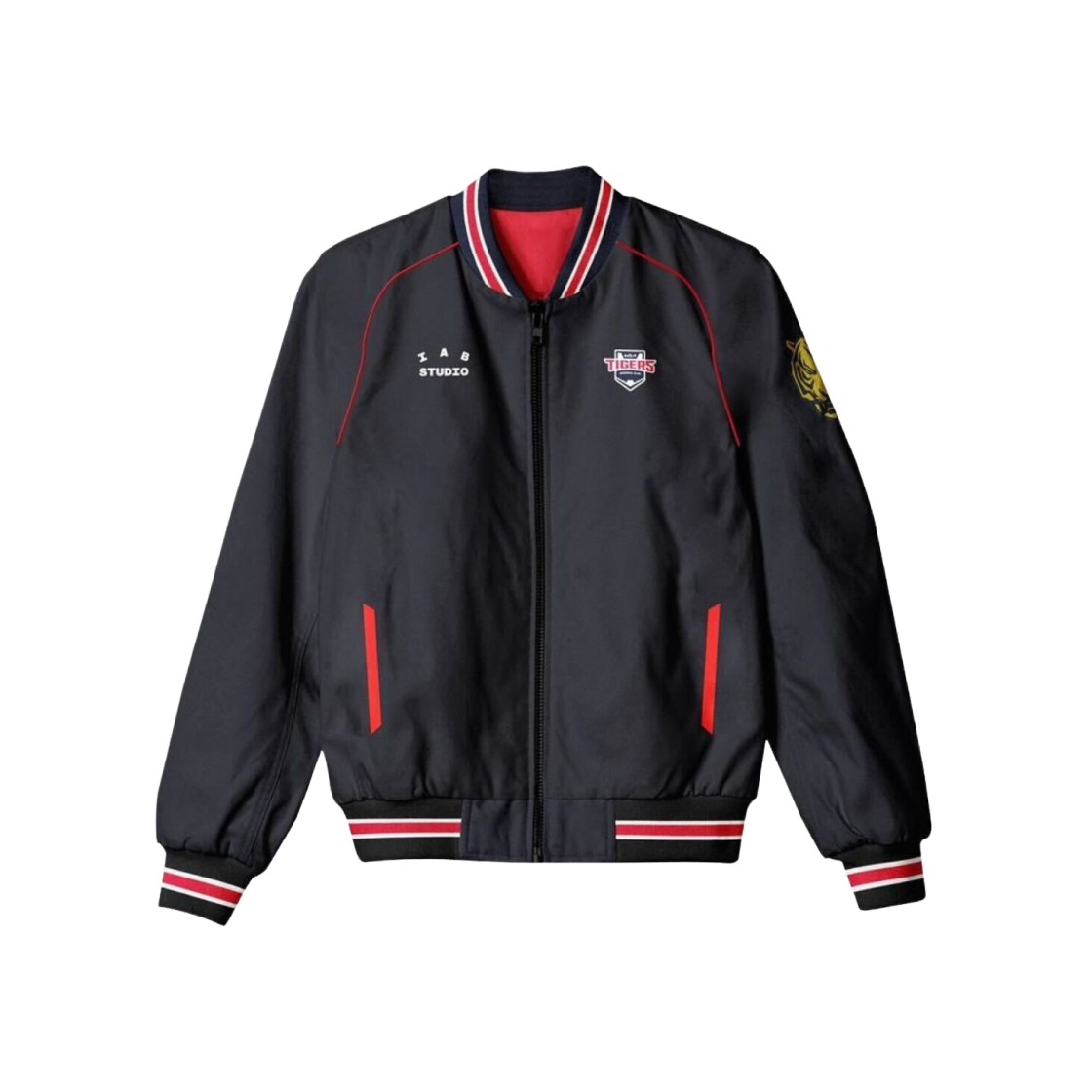 아이앱 스튜디오 x 기아 타이거즈 어센틱 춘추 점퍼 블랙 | IAB Studio | KREAM