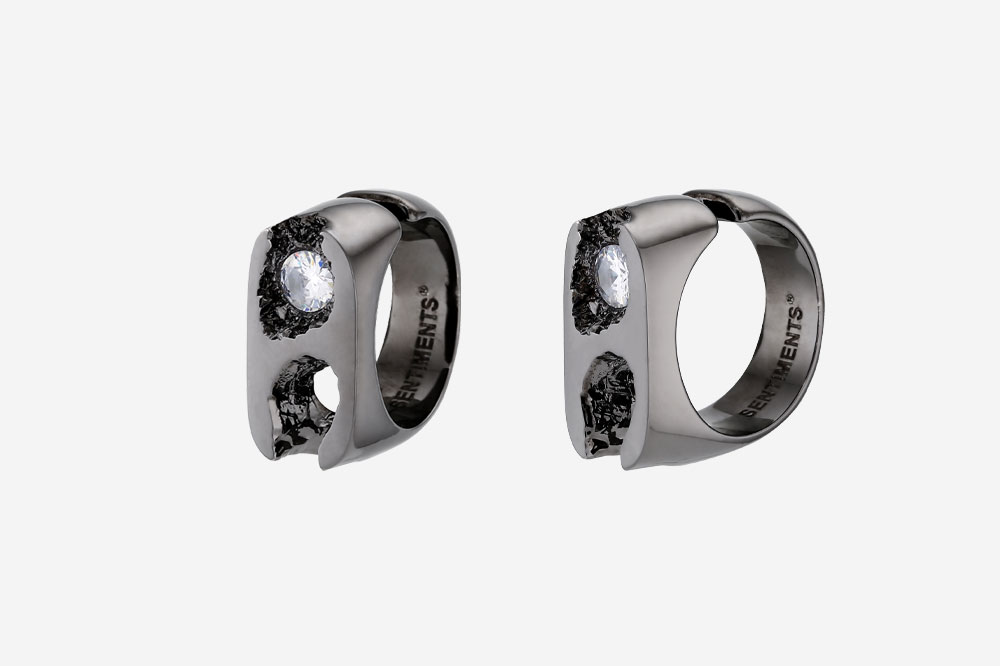 센티멍 넘버 281 링 블랙 | SENTIMENTS | KREAM