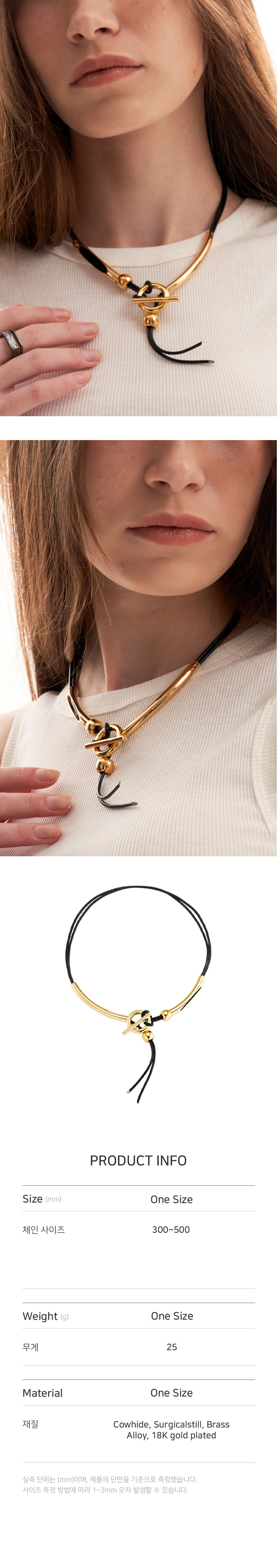 센티멍 넘버 254 네클리스 골드 | SENTIMENTS | KREAM