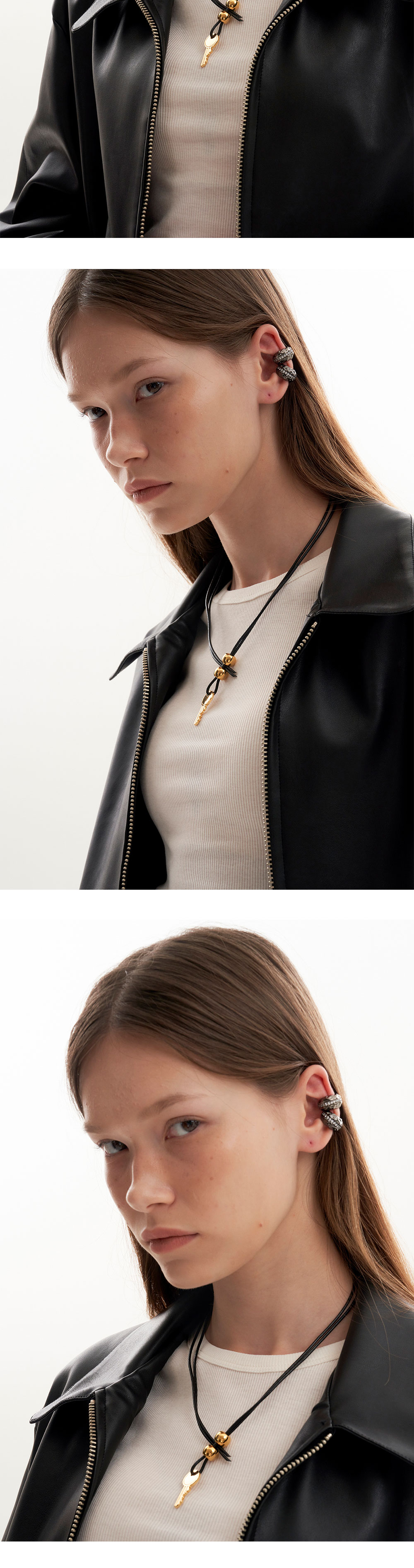 센티멍 넘버 282 이어커프 블랙 | SENTIMENTS | KREAM