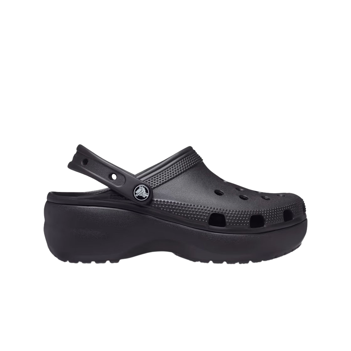 W 크록스 클래식 플랫폼 클로그 블랙 Crocs Kream