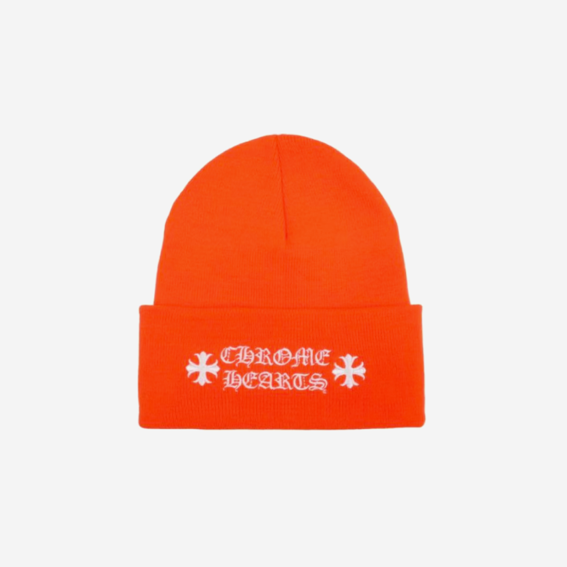 크롬하츠 로고 비니 세이프티 오렌지 | Chrome Hearts | KREAM