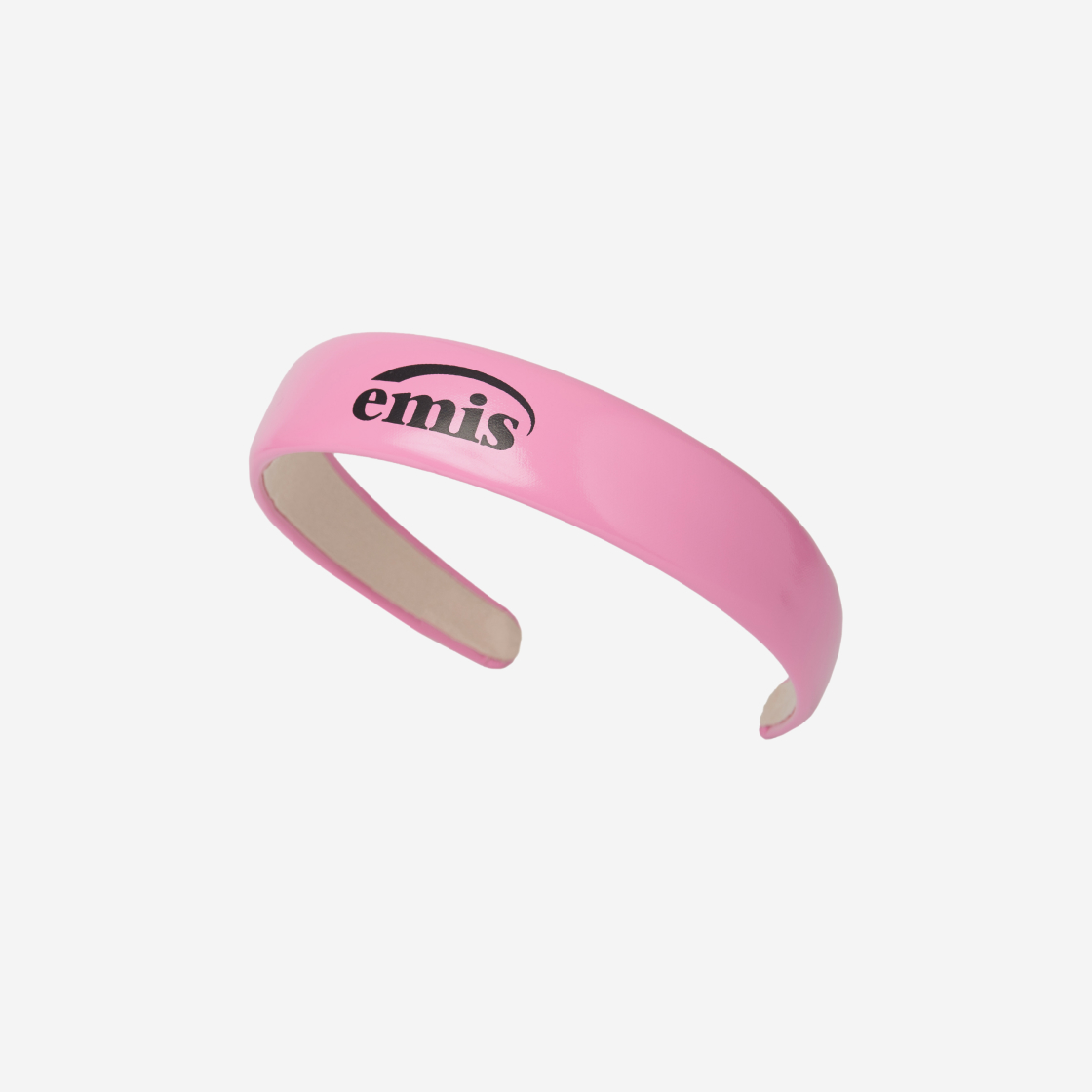(W) 이미스 에나멜 헤어밴드 핑크 | Emis | KREAM