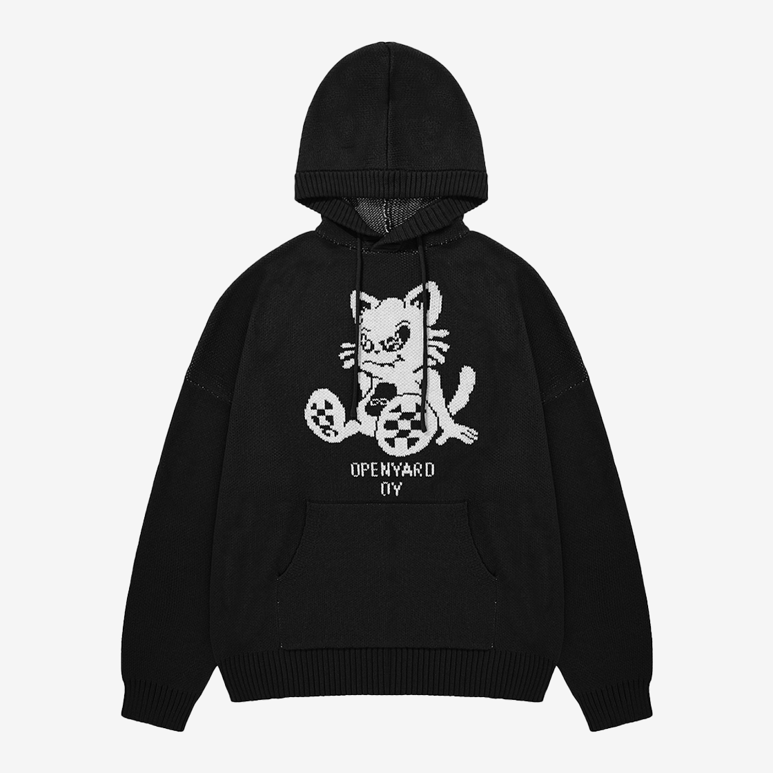 OY Black Cat Knit Hoo... STYLE | KREAM