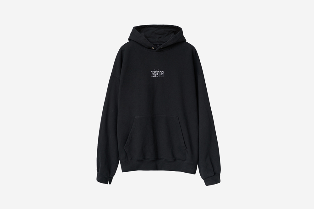 폴리테루 1011 그래픽 스웨트 후드 '어 퓨 굿 맨' 워시드 블랙 | Polyteru | KREAM