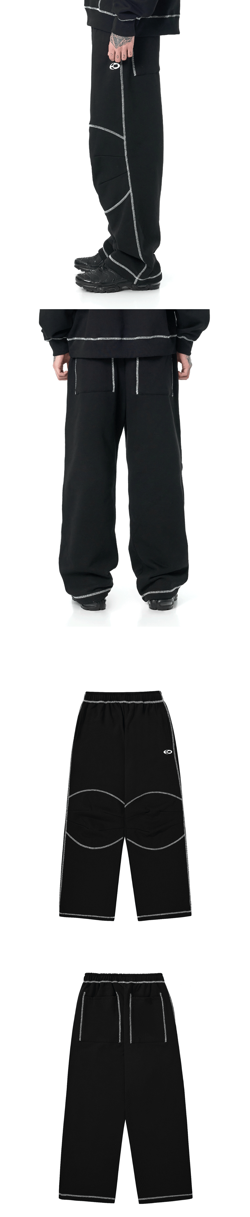 오와이 C.S 로고 팬츠 블랙 | OY | KREAM