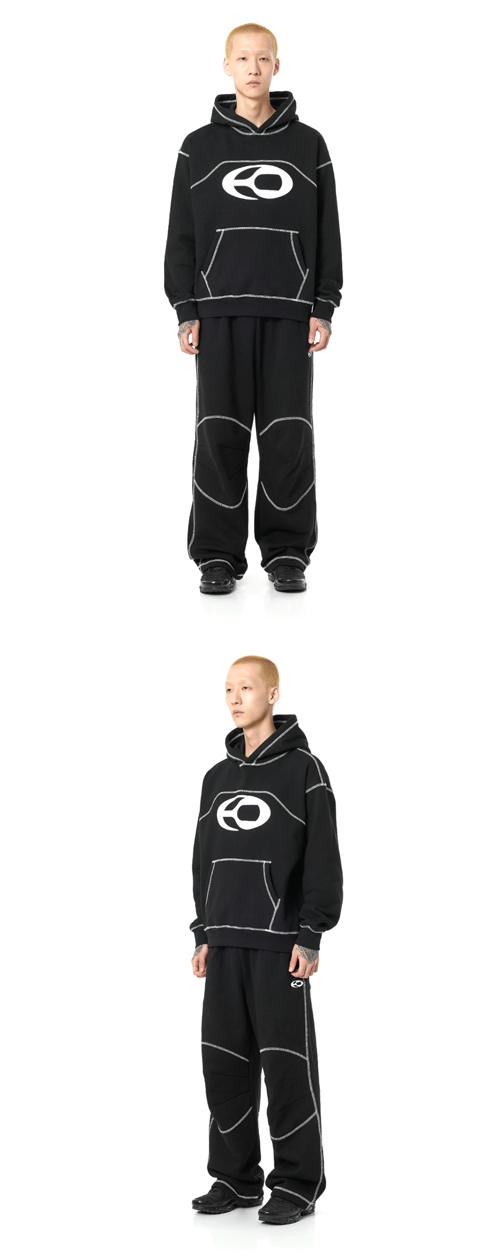 오와이 C.S 로고 팬츠 블랙 | OY | KREAM