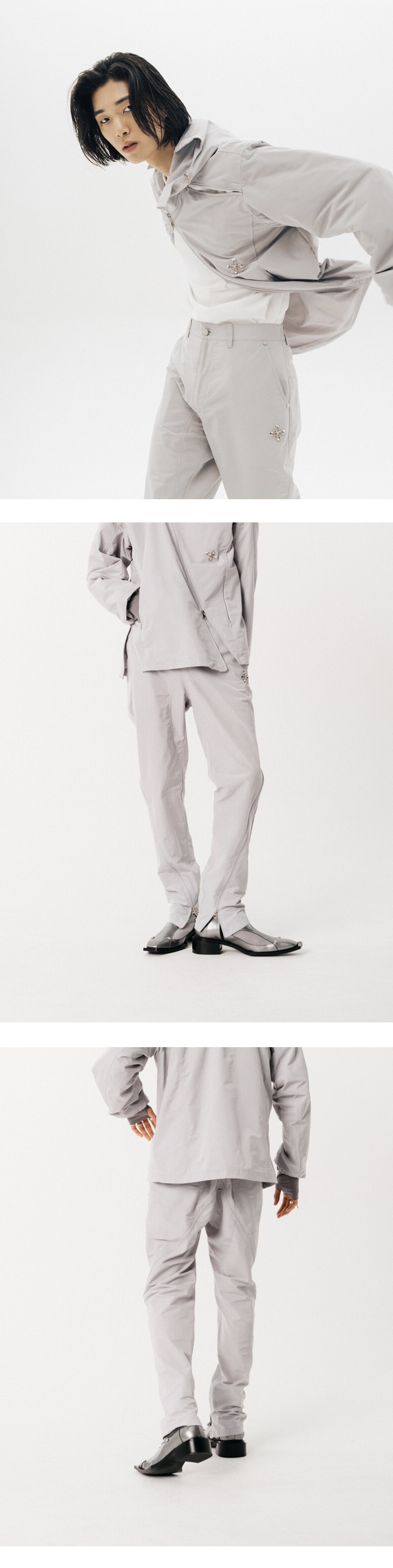 써저리 집업 테크니컬 팬츠 라이트 그레이 | Surgery | KREAM