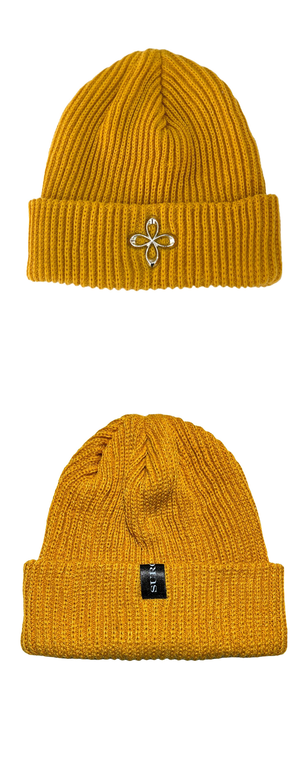 써저리 클로버 로고 비니 Ver.2 머스타드 | Surgery | KREAM