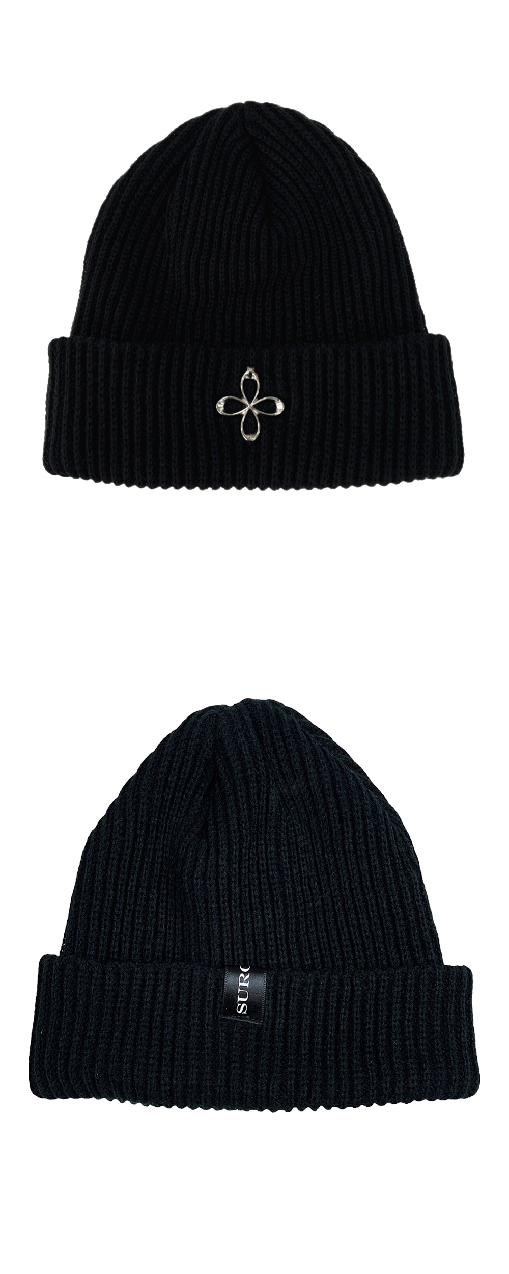 써저리 클로버 로고 비니 Ver.2 블랙 | Surgery | KREAM