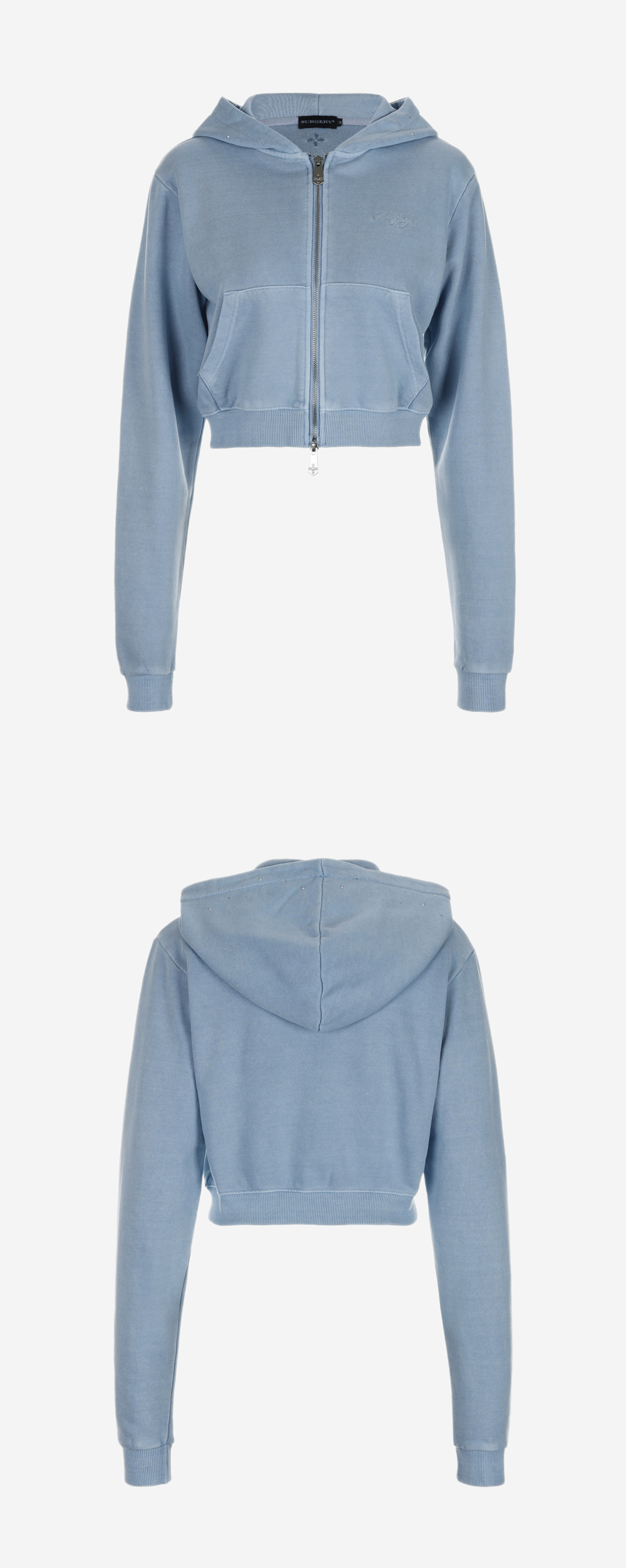 써저리 우먼 레트로 후드 자켓 스카이 | Surgery | KREAM