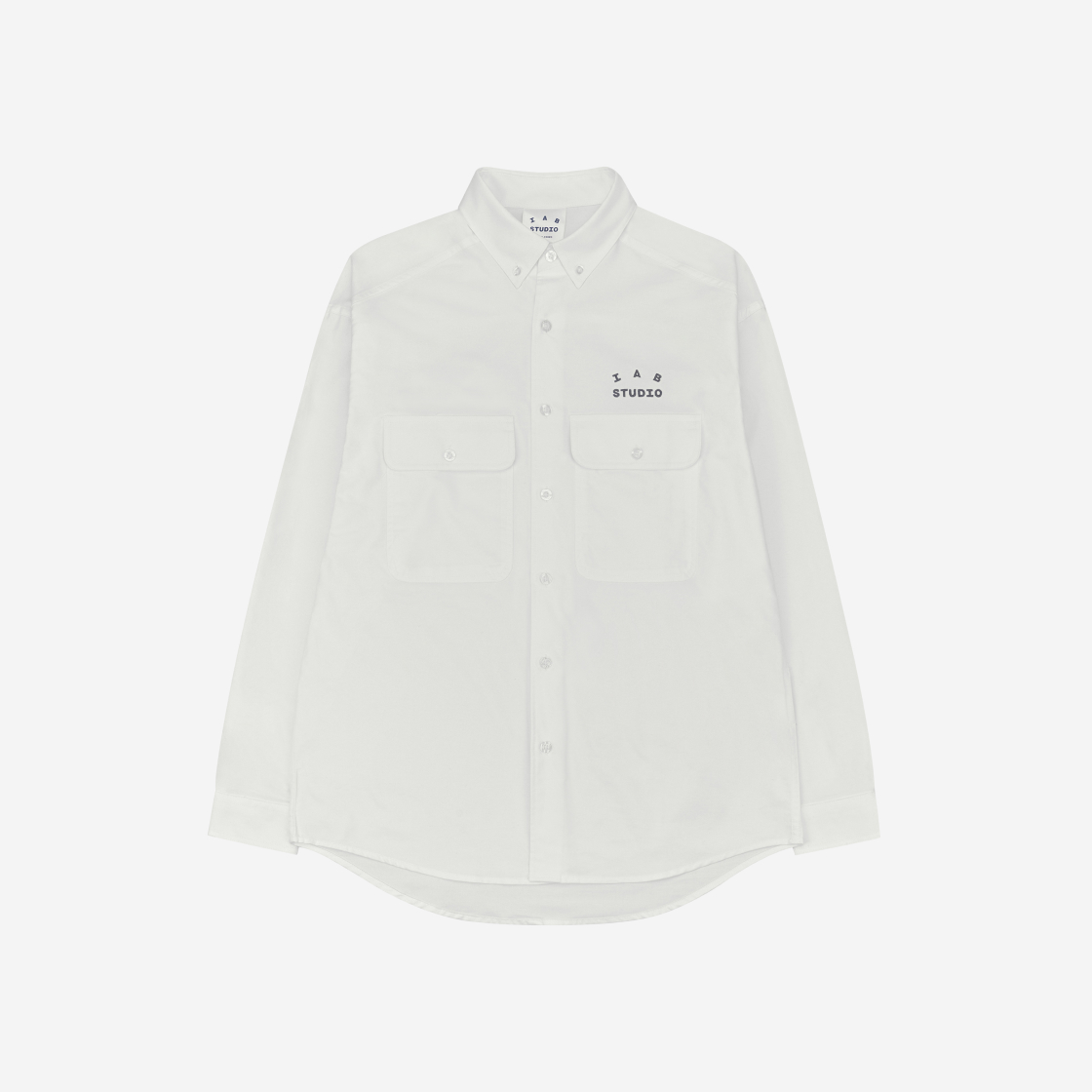 아이앱 스튜디오 워크 셔츠 화이트 - 23FW | IAB Studio | KREAM