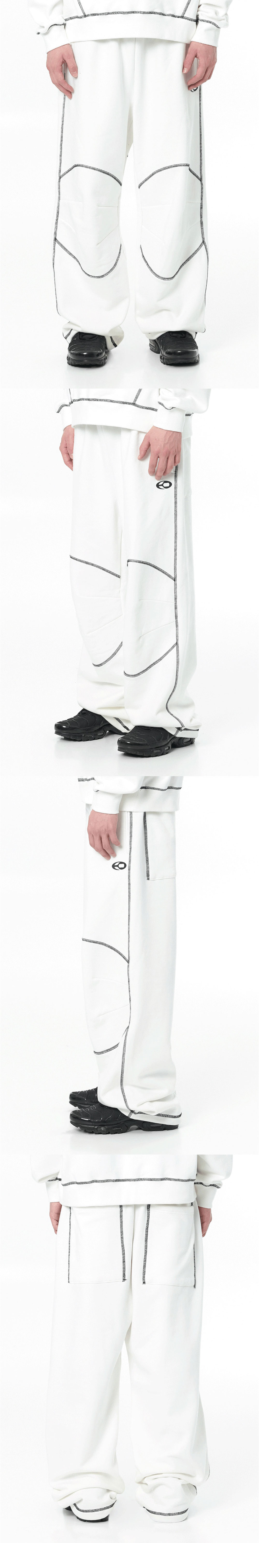오와이 C.S 로고 팬츠 화이트 | OY | KREAM