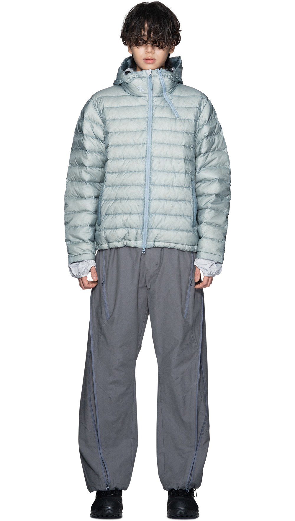 산산기어 지퍼 팬츠 차콜 - 23FW | Sansan Gear | KREAM