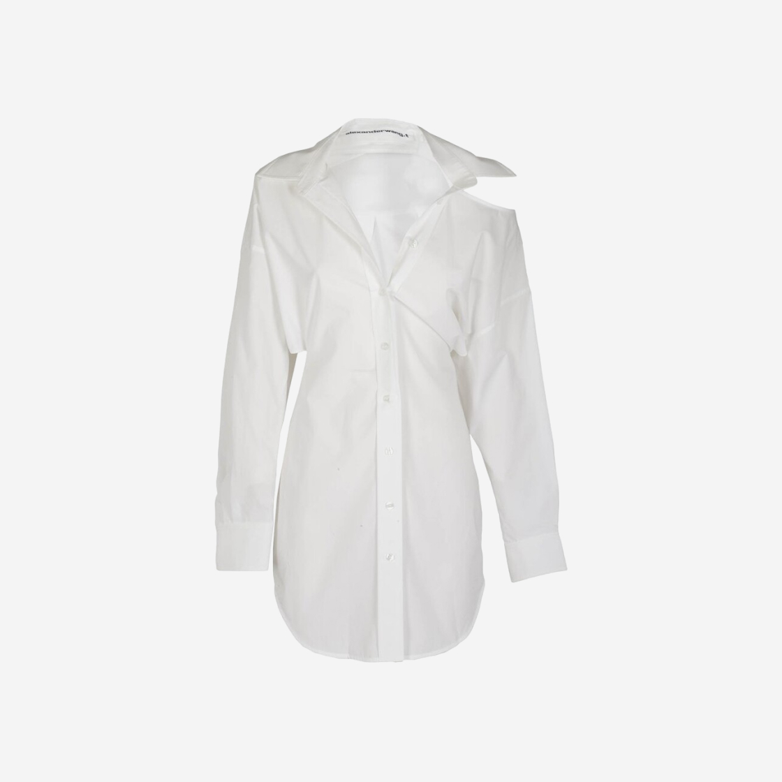 (W) 알렉산더 왕 컷아웃 셔츠 드레스 화이트 | Alexander Wang | KREAM