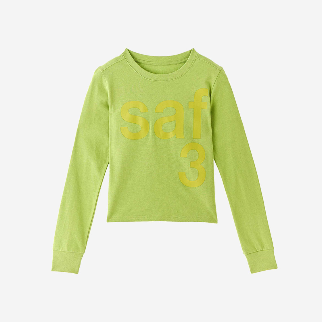 사파리스팟 우먼 1/2 베이직 사파리 롱슬리브 티셔츠 그린 | Safarispot | KREAM