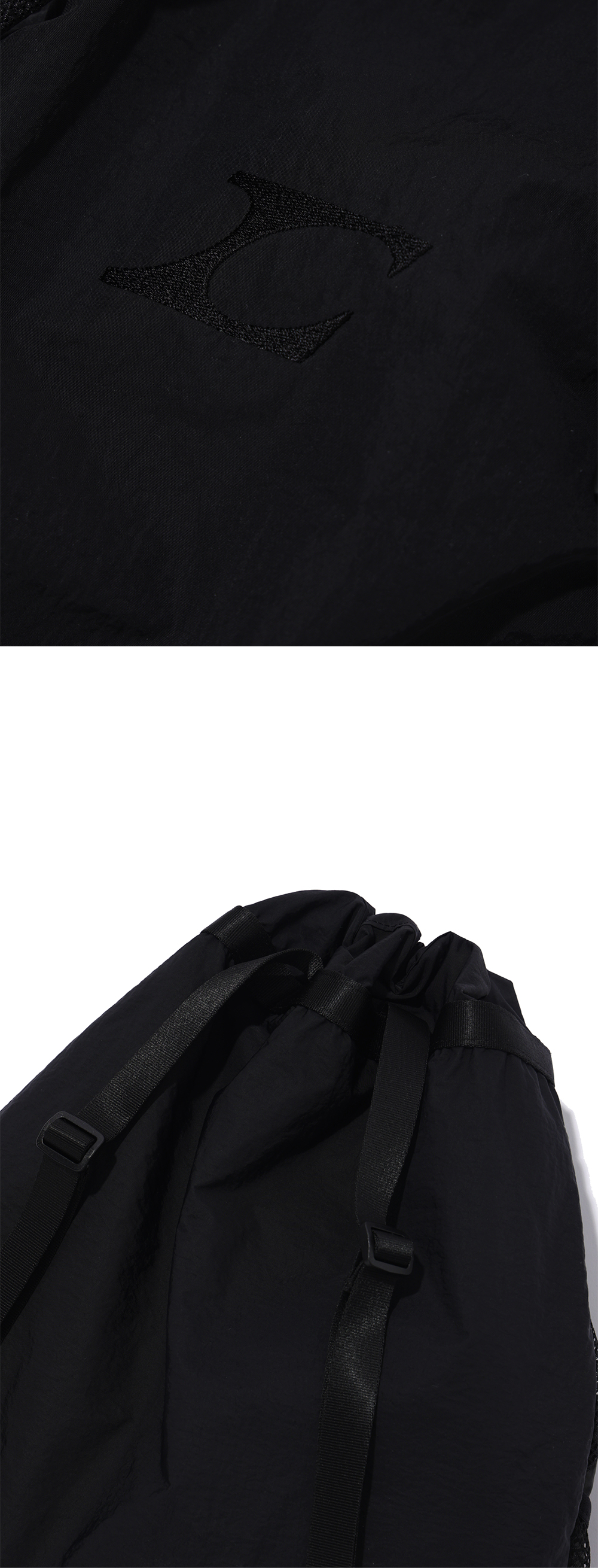 아이시토 로고 스트링 백팩 블랙 | Icyto | KREAM