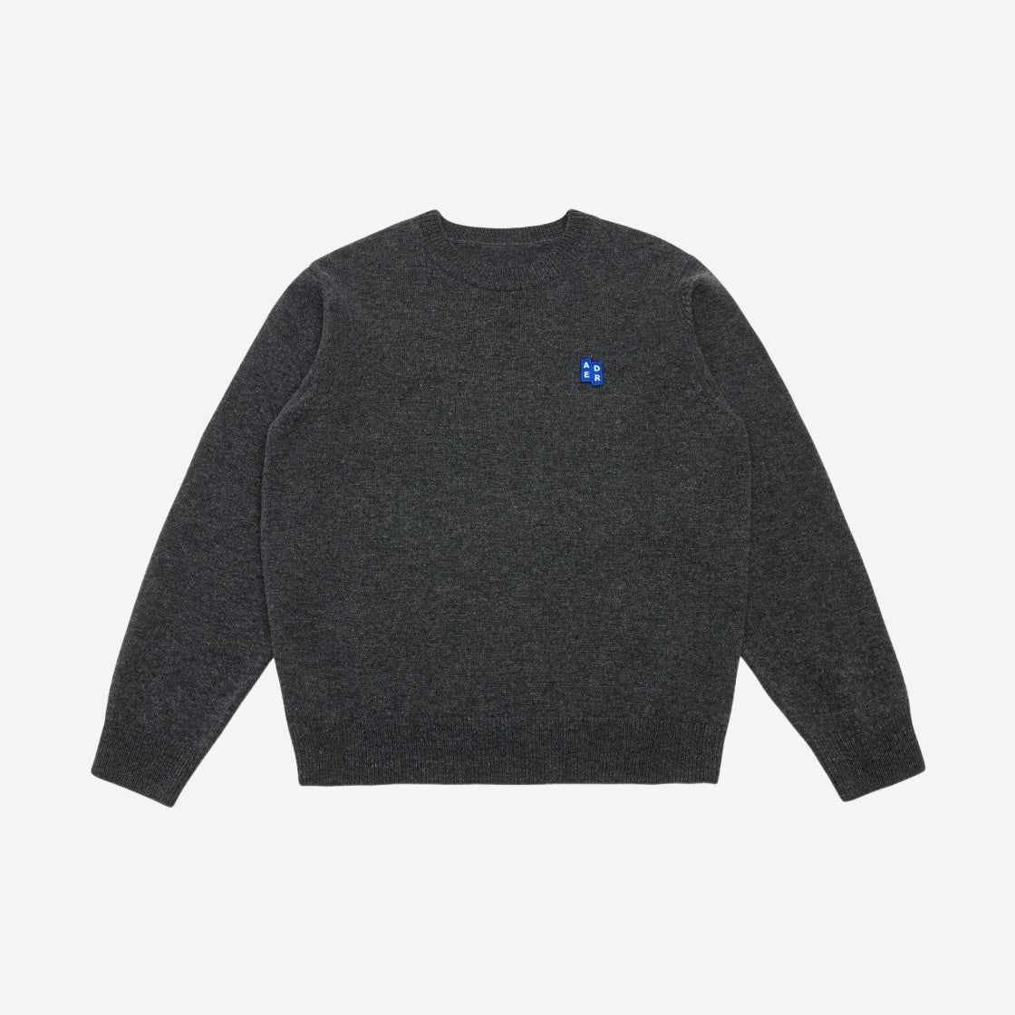 아더에러 시그니피컨트 TRS 태그 니트 01 차콜 | Ader Error | KREAM