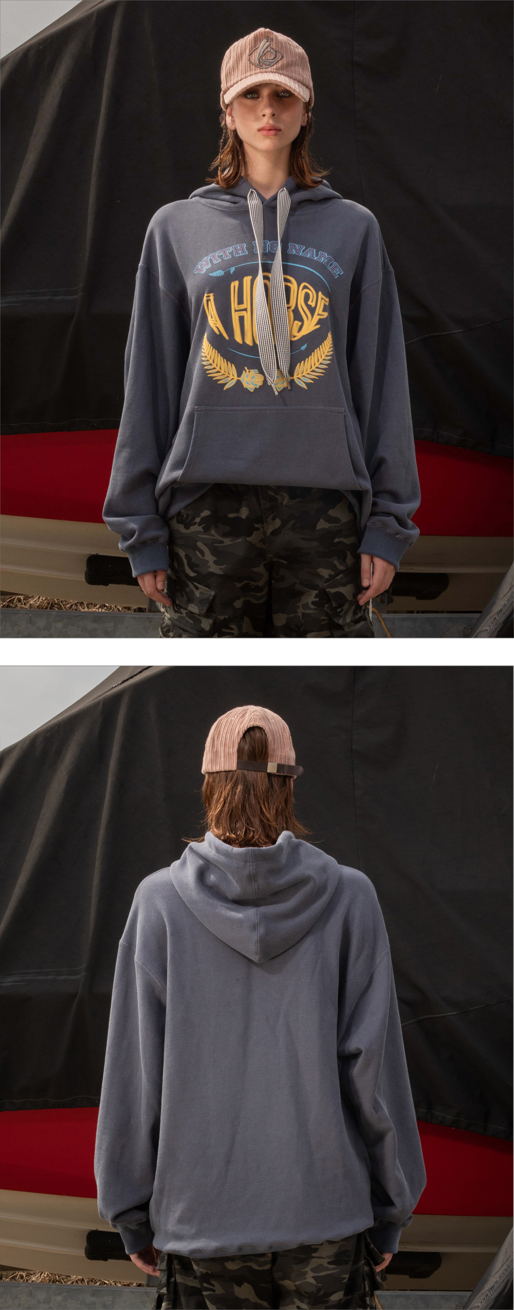 쿄 홀스 위드 노 네임 후디 네이비 | KYO | KREAM