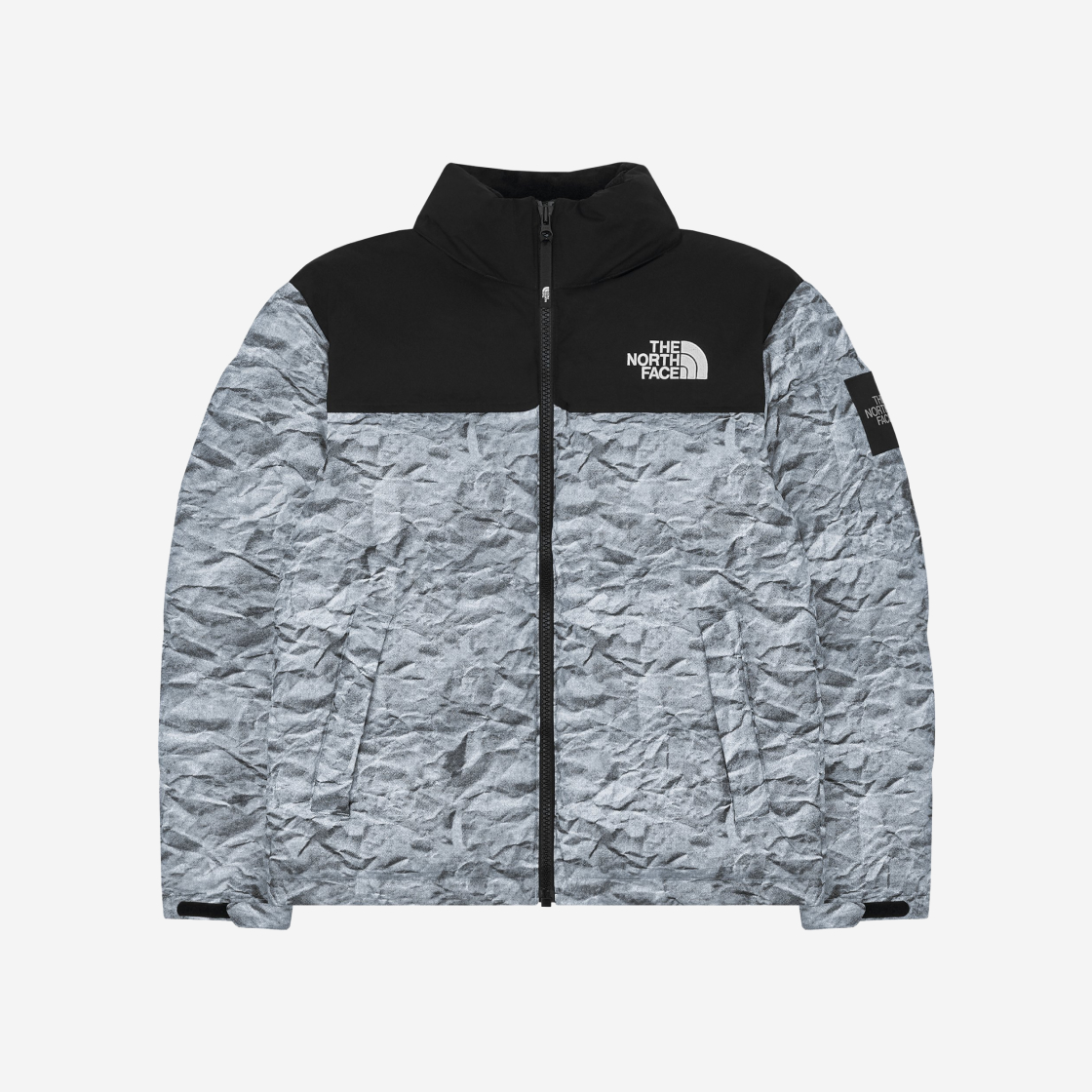 노스페이스 화이트 라벨 노벨티 눕시 다운 자켓 프린트 화이트 The North Face Kream
