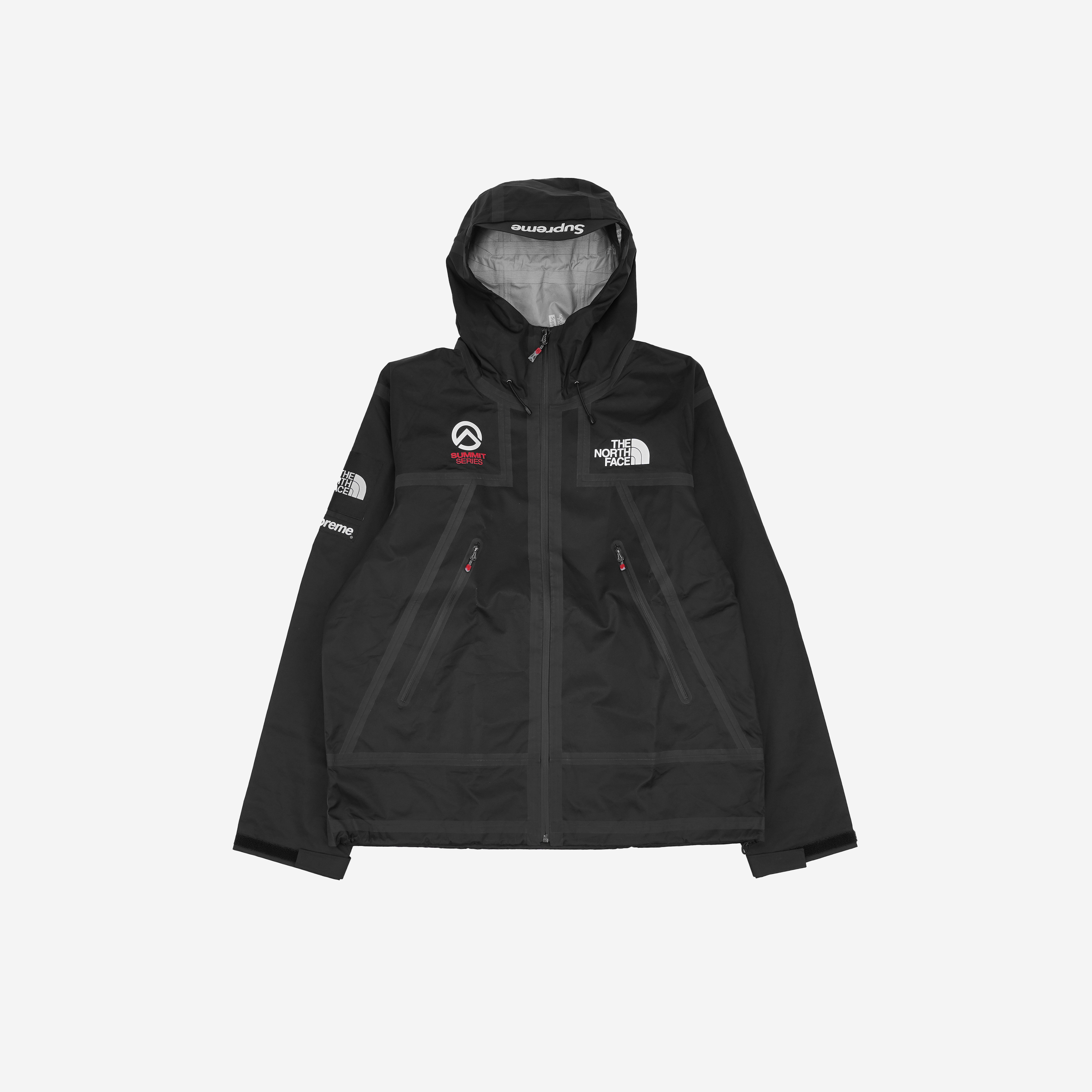 슈프림 x 노스페이스 서밋 시리즈 아우터 테이프 심 자켓 블랙 - 21SS | KREAM