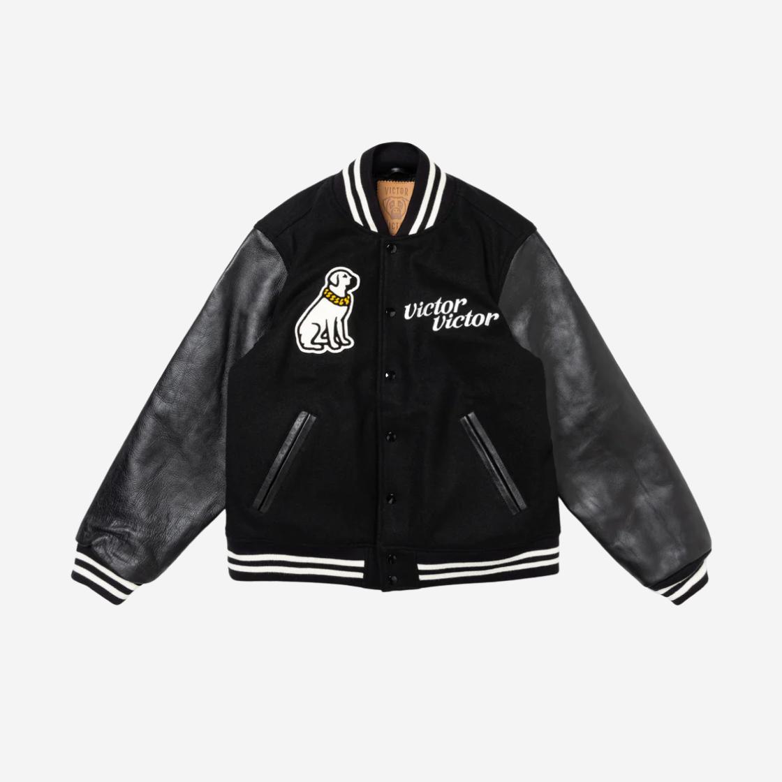 빅터 빅터 바시티 자켓 블랙 | Victor Victor | KREAM