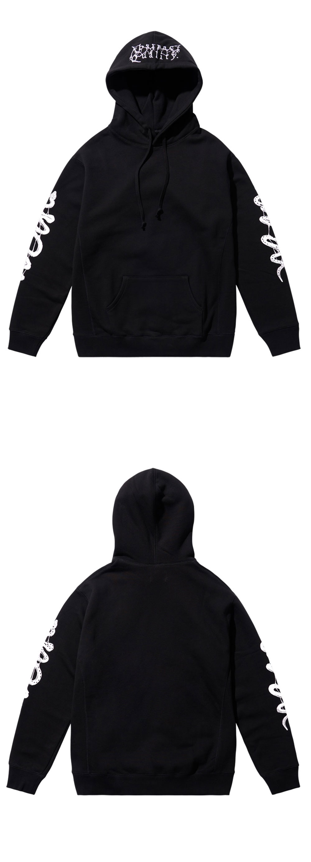 에이큐 X 알버트 체 ALBT 로고 후디 블랙 | AQ | KREAM