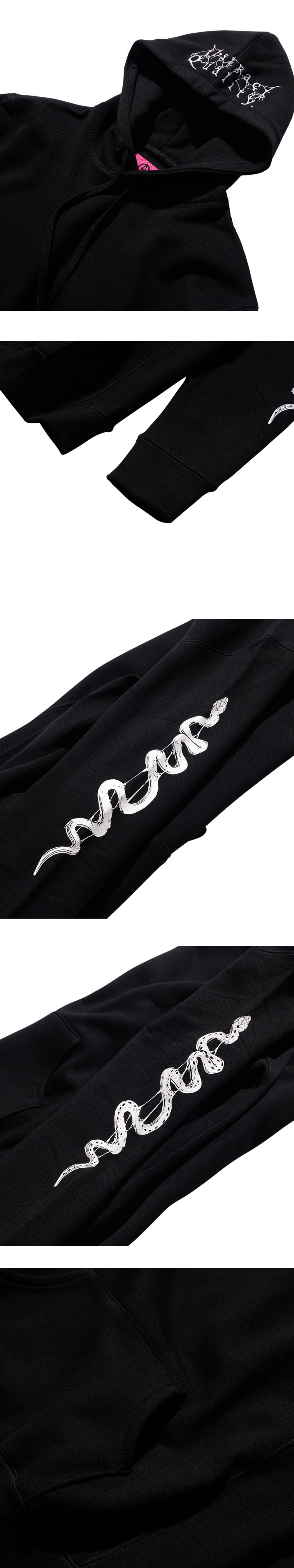 에이큐 X 알버트 체 ALBT 로고 후디 블랙 | AQ | KREAM