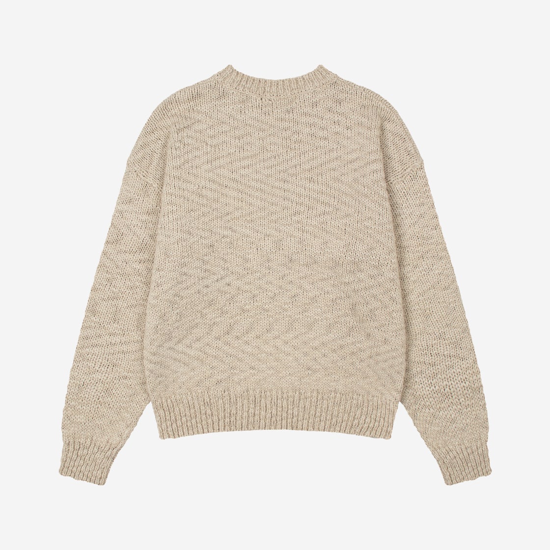 웨이비니스 페인터스 브러쉬 니트 스웨터 오트밀 | Waviness | KREAM